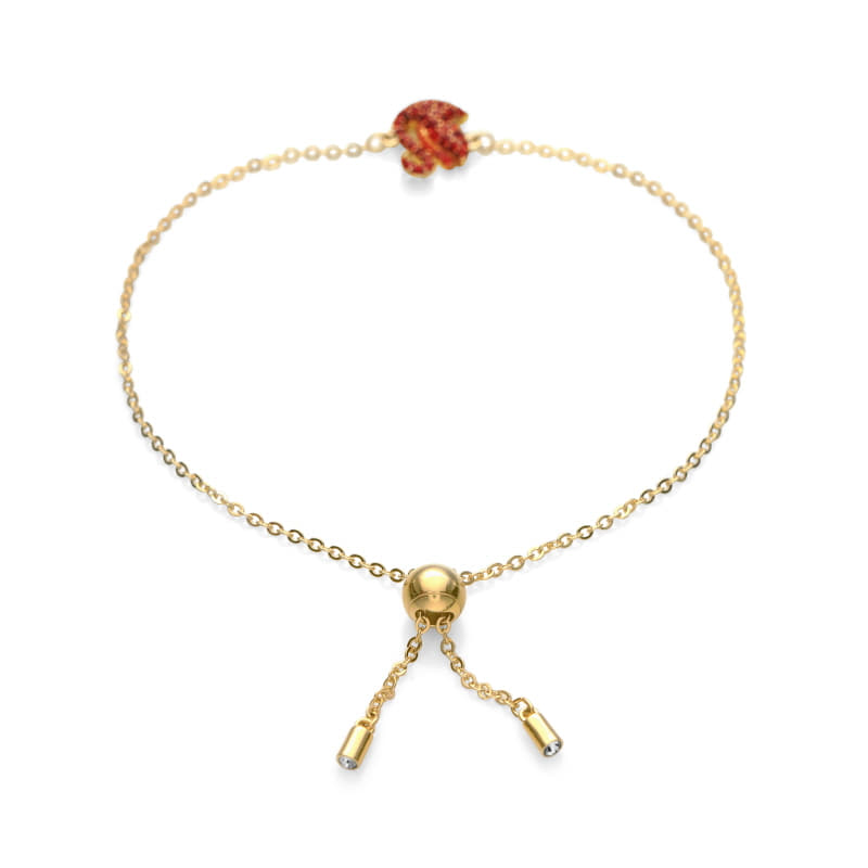 스와로브스키 팔찌 5656841 ICONIC SWAN 레드 골드 톤- 이랜드몰